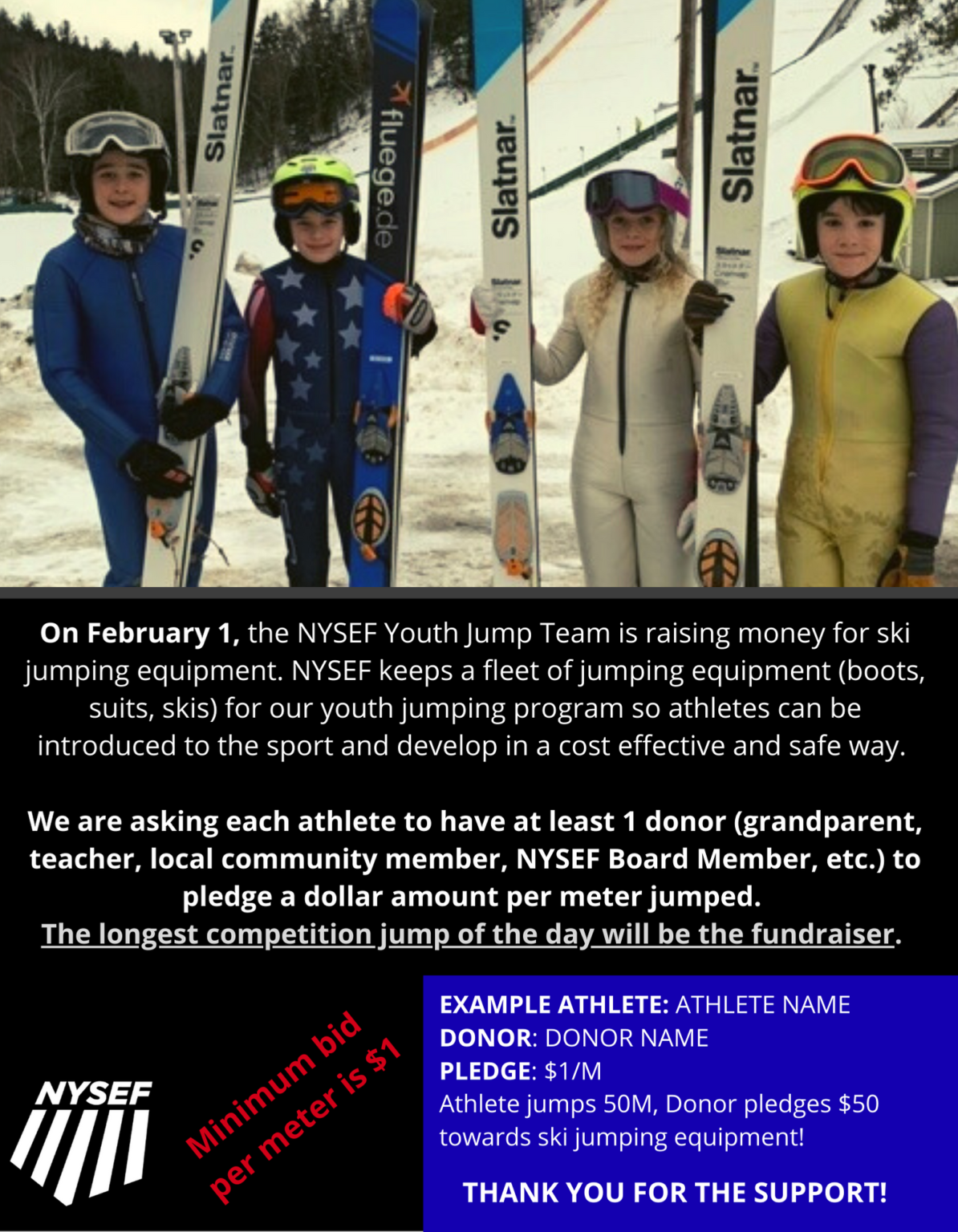 February 1 Ski Jumping Fundraiser – NYSEF