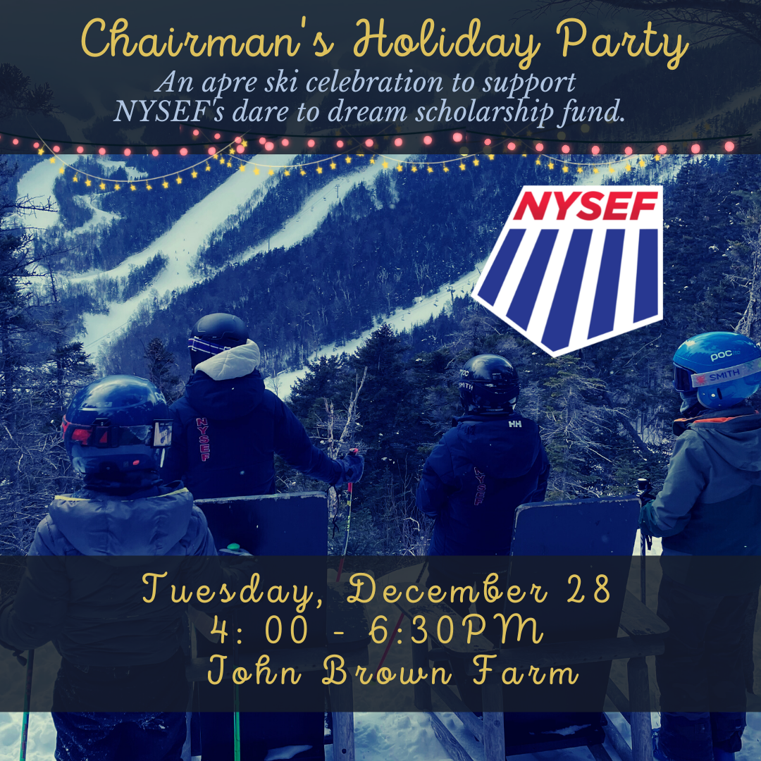 Chairman’s Holiday Party – December 28! – NYSEF